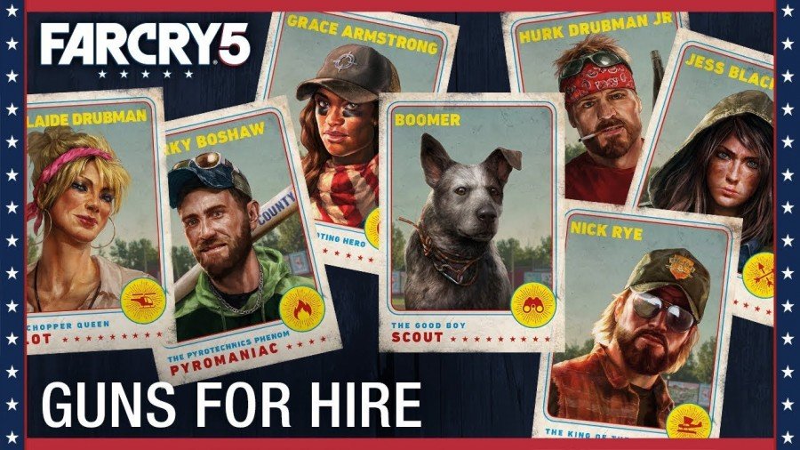 Guns For Hire και Fangs For Hire trailers για το Far Cry 5 - Enternity.gr